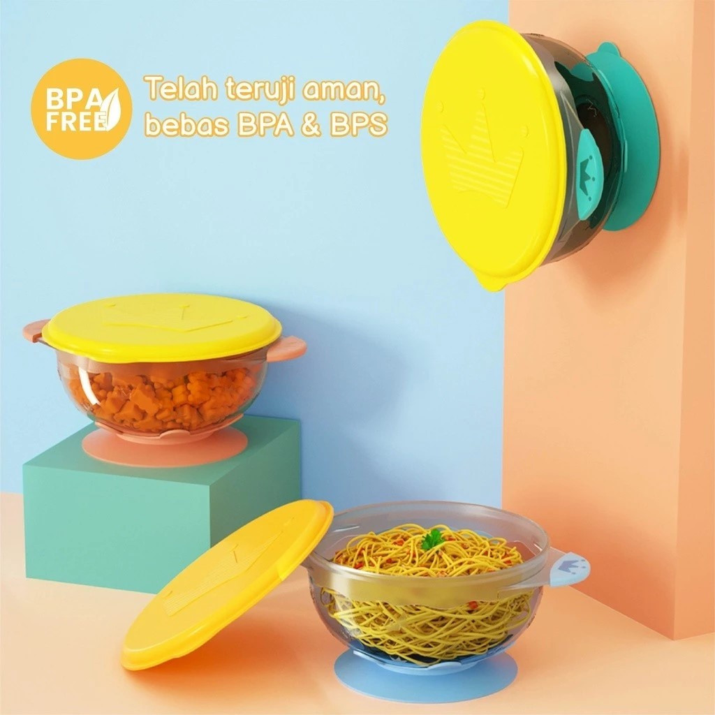 Jual MORO MORO CROWN SUCTION BOWL MSB2232/ MANGKOK MAKAN ANAK BAYI ...