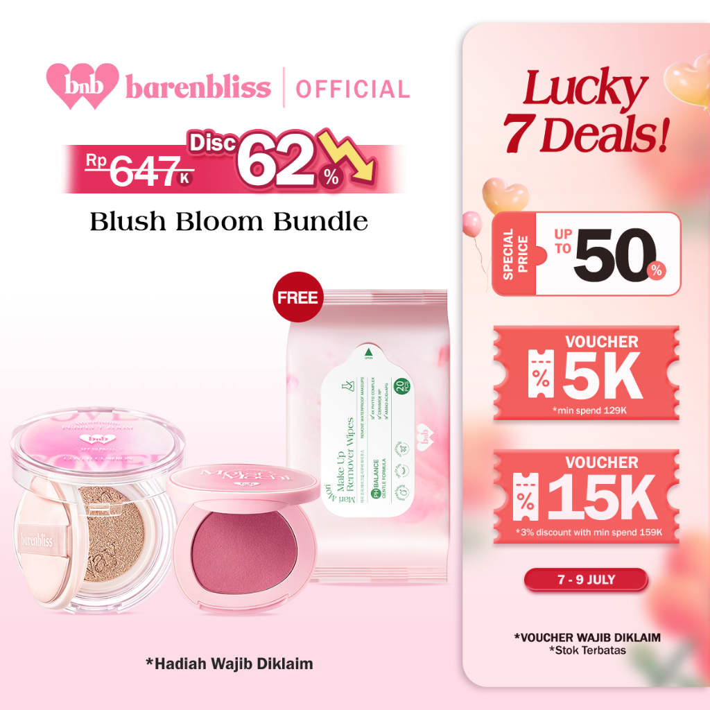 Jual BNB barenbliss Blush Bloom Bundle (Perfect Zoom Cover Cushion ...
