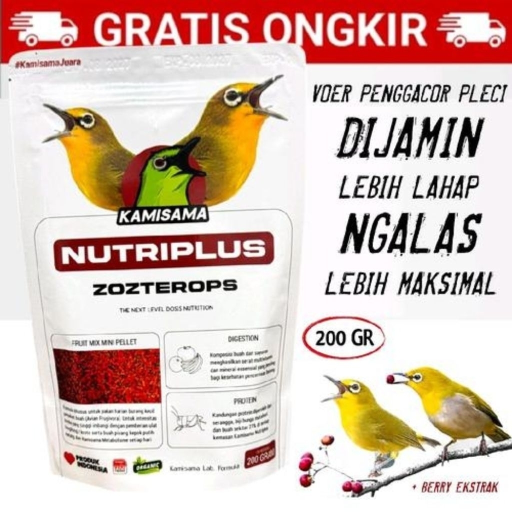 Jual NUTRIPLUS KAMISAMA VOER BURUNG PLECI DAN SEMUA JENIS BURUNG ...