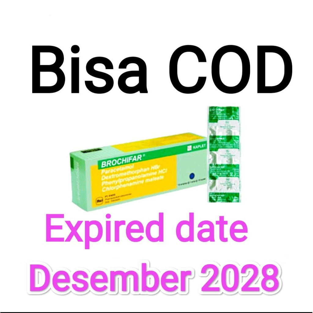 Jual BROCHIFAR BOX ISI 100 KAPLET | Shopee Indonesia