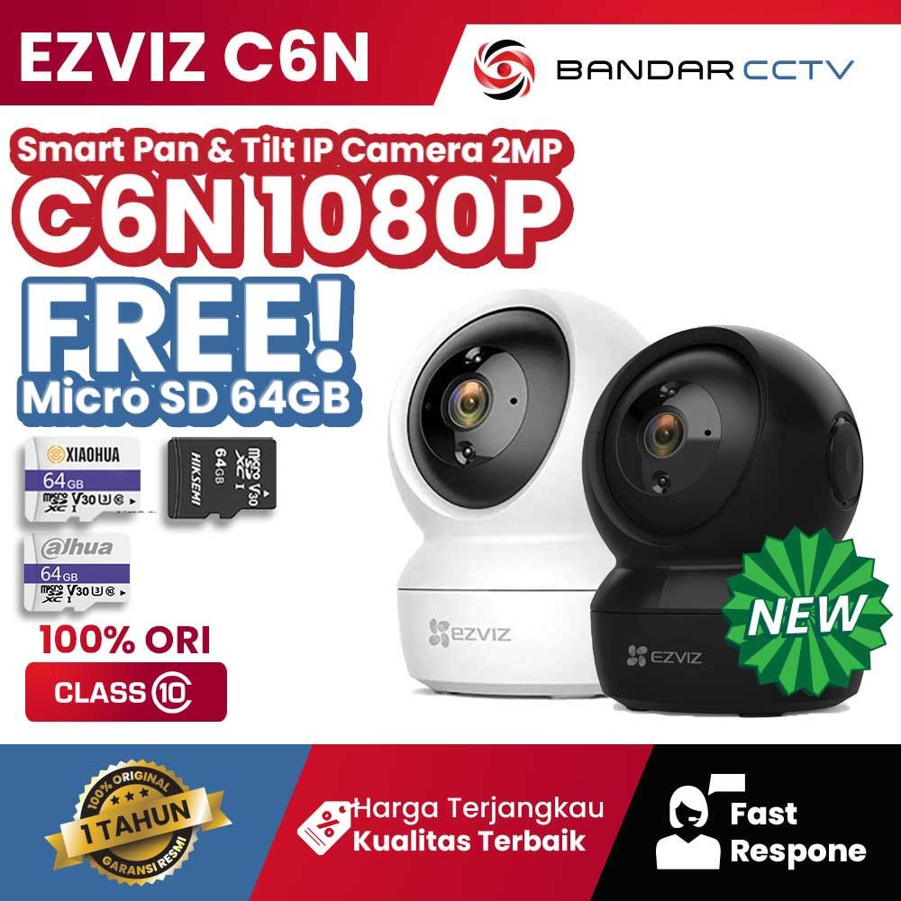 Jual Ezviz C6N 1080P 2MP Smart Wifi Camera Wireless | Shopee Indonesia