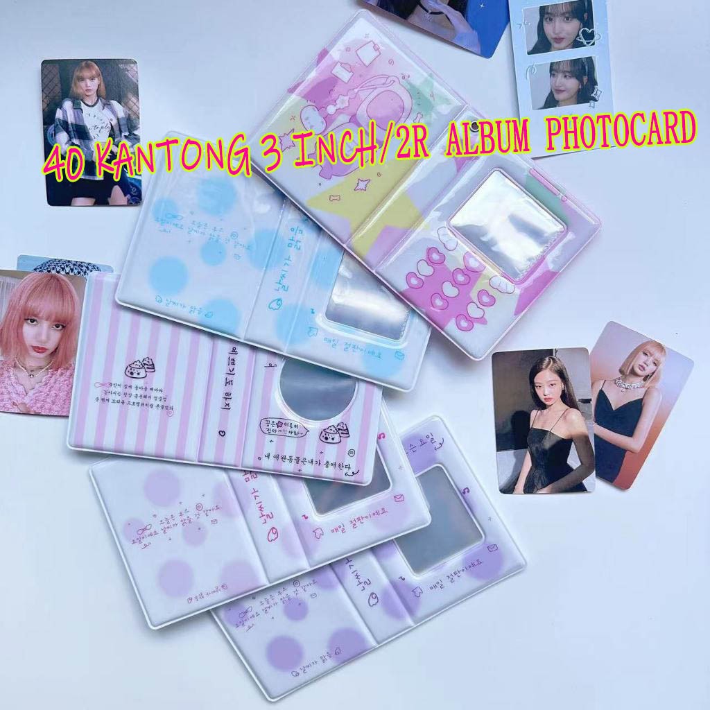 Jual Album Photocard Kpop Bentuk Hati - Buku Penyimpanan Photocard Lucu ...