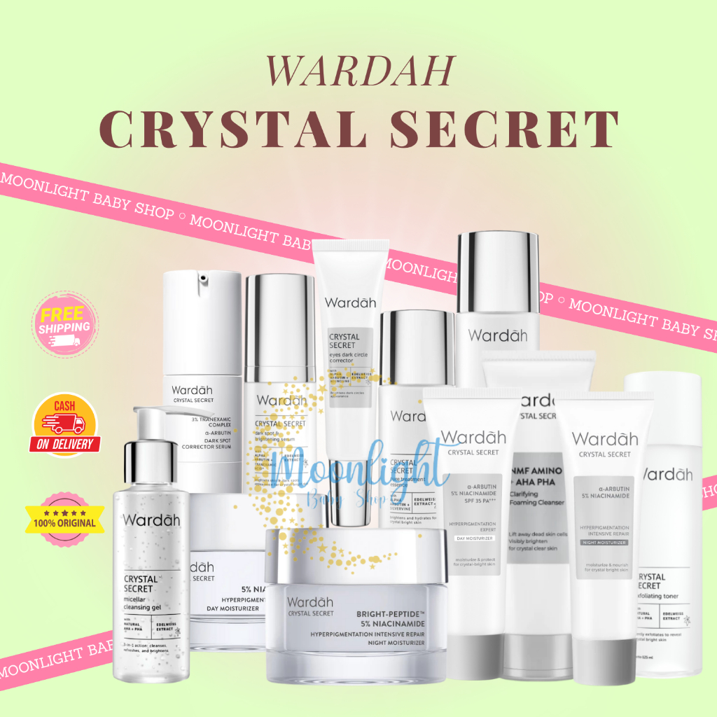 Jual WARDAH Crystal Secret Series Brightening BPOM | Shopee Indonesia