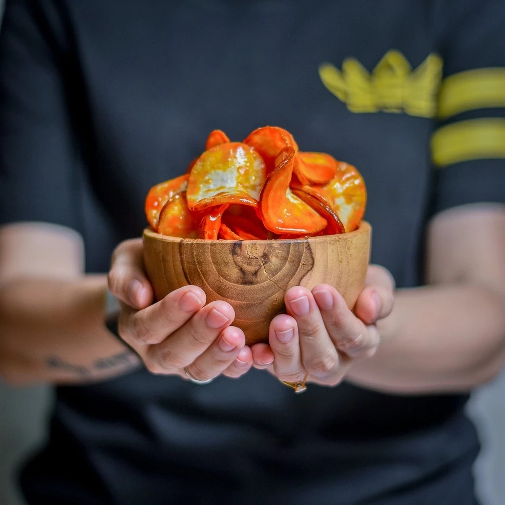 Jual kripik singkong pedas bumbu rujak rasa pedas manis asin gurih 500g ...