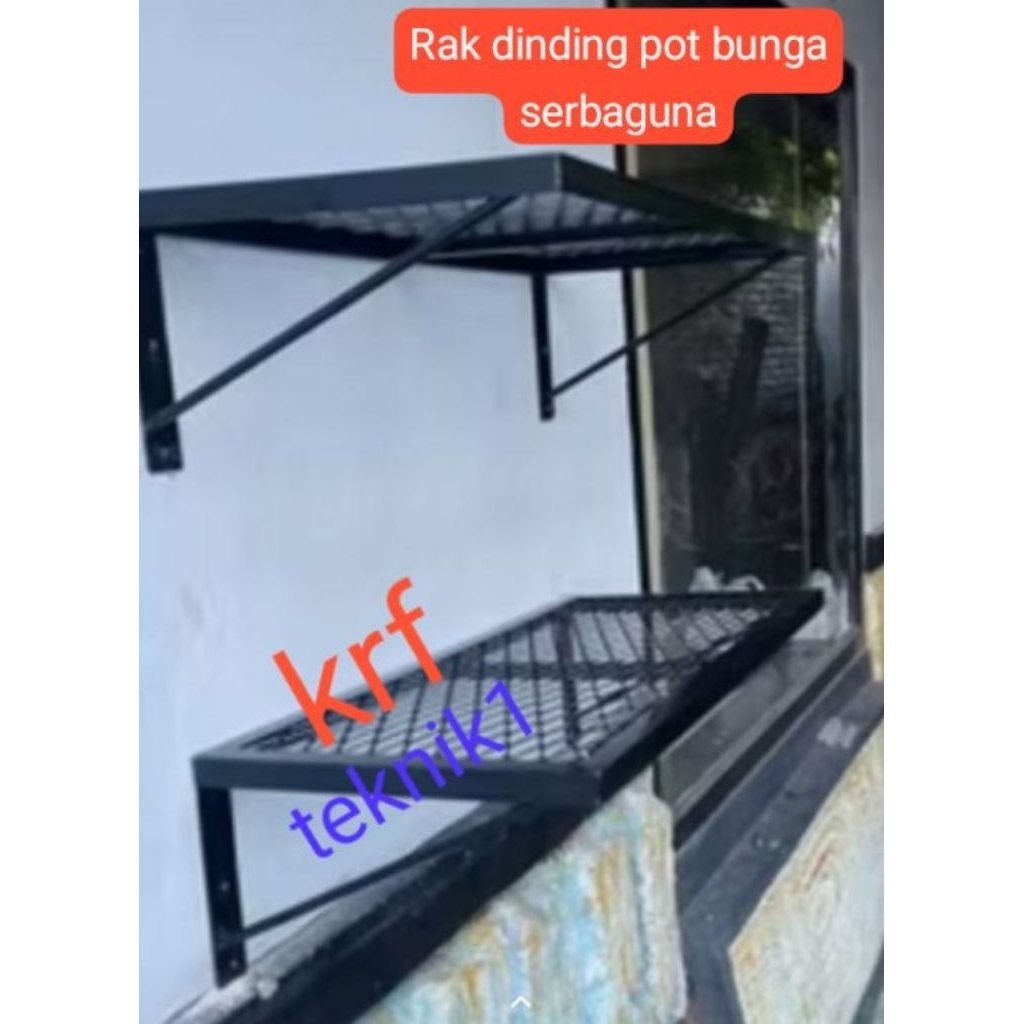 Jual rak siku ambalan rak buku rak pot tanaman serbaguna rak bunga ...