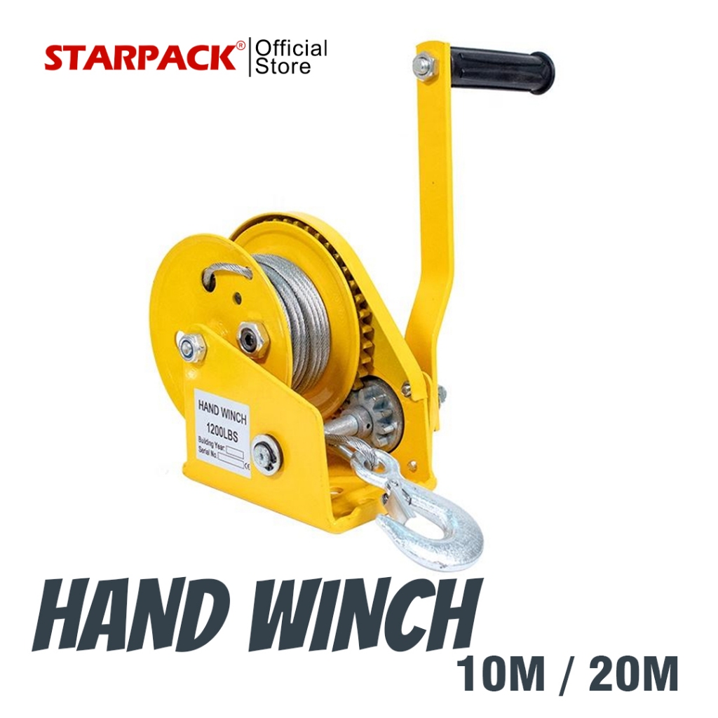 Jual Hand Winch Brake / Katrol Tangan Manual 1200lbs 500Kg 10METER ...