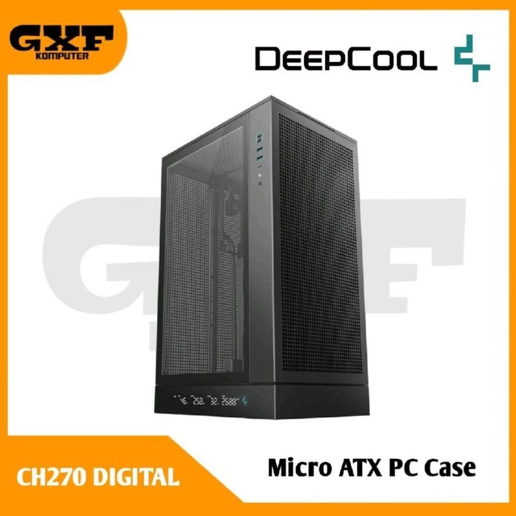 Jual Casing Deepcool CH270 Digital Black M-ATX | Shopee Indonesia