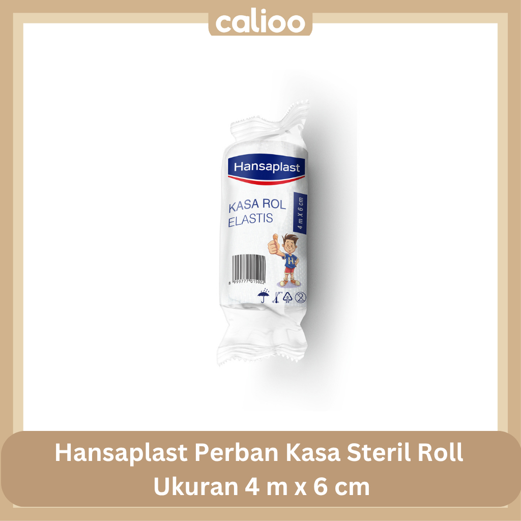 Jual Hansaplast Perban Kasa Steril Roll Ukuran 4 m x 6 cm - Untuk Kulit ...