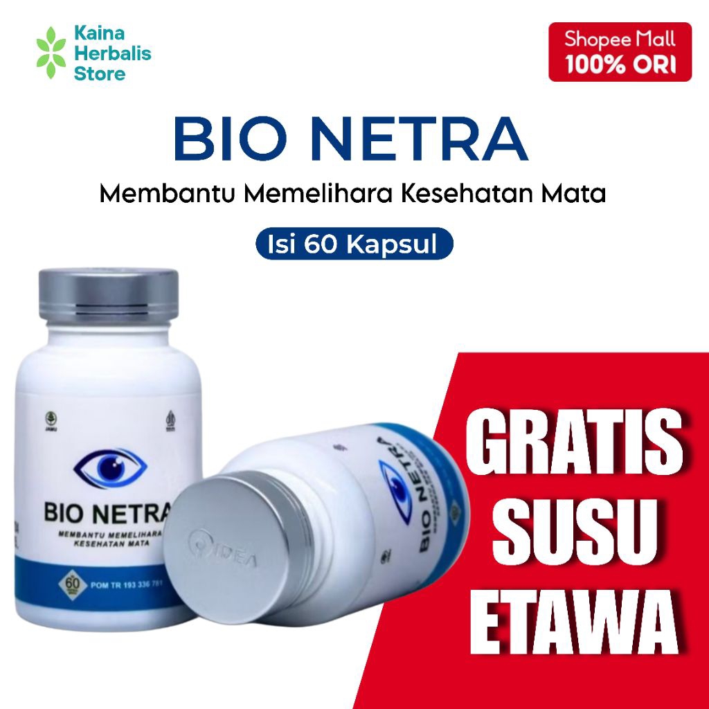 Jual BIO NETRA - Obat Mata Rabun Dekat/Jauh, Silinder, Glukoma, Katarak ...