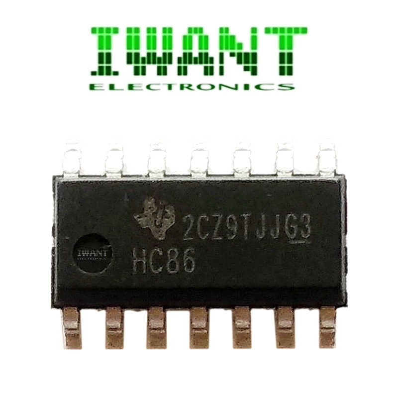 Jual 74HC86 74HC86D SMD HC86 7486 SOP-14 IC 74HC86 SMD SOP-14 PIN ...