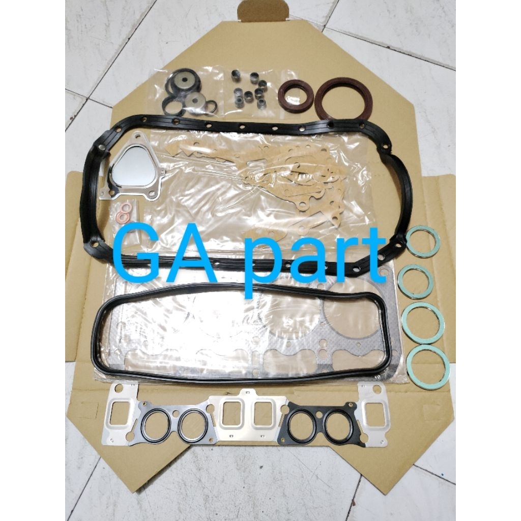 Jual paking gasket full set kijang 7k bensin 1800cc carbu ASBES | Shopee Indonesia