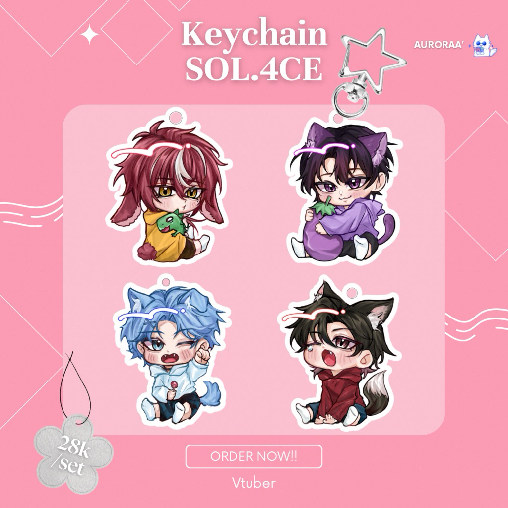 Jual Keychain SOL.4CE (Auroraa’) | Shopee Indonesia