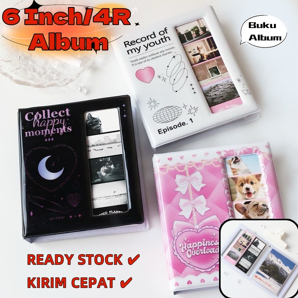 Jual [READY STOCK] ALBUM FOTO KPOP 20 Halaman 4 GRID - Buku Album 4R 2 ...