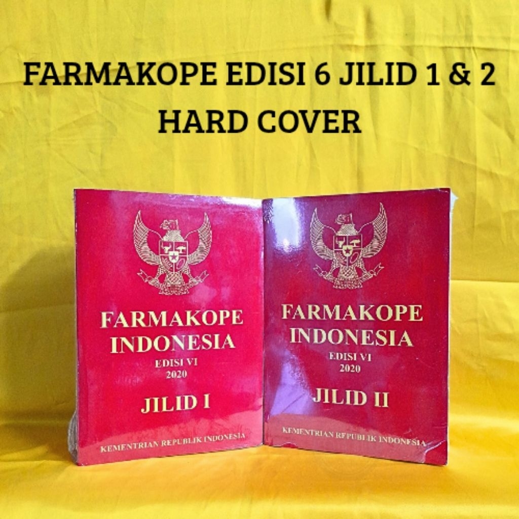 Jual ( SEPAKET ) BUKU FI 6 FARMAKOPE INDONESIA EDISI 6 2020 JILID 1 DAN ...