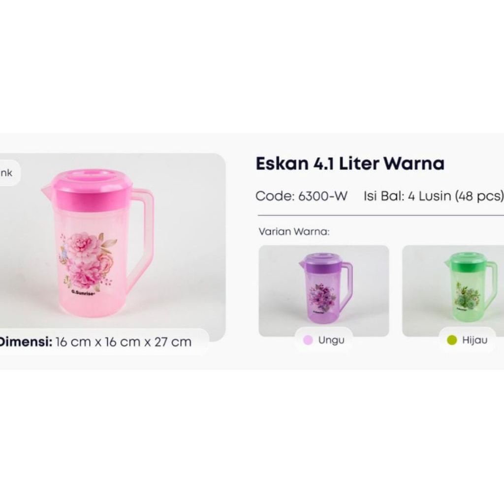 Jual Eskan 4,1 Liter Warna Sunrise | Shopee Indonesia