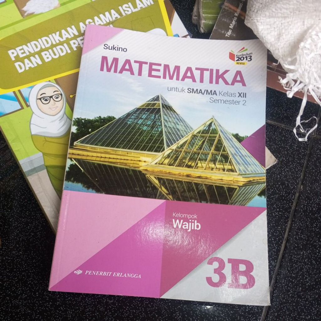 Jual BUKU MATEMATIKA UNTUK SMA/MA KELAS XII SEMESTER 2 KELOMPOK WAJIB 3B SUKINO KURIKULUM K13 ...