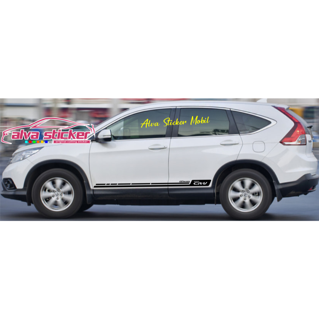 Jual sticker stiker crv sticker cr-v list samping body mobil honda crv ...