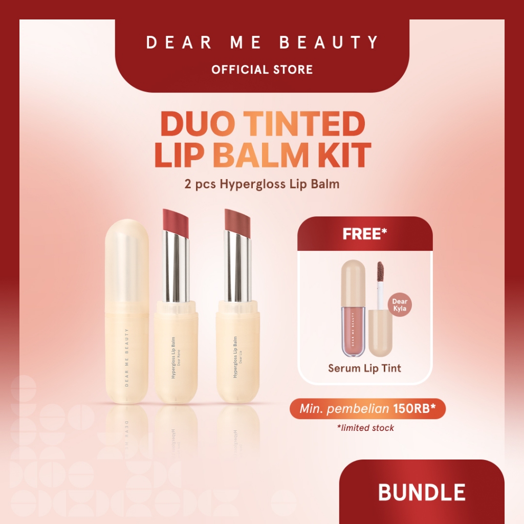 Jual Dear Me Beauty Duo Tinted Lip Balm Kit - 2pcs Hypergloss Lip Balm | Shopee Indonesia