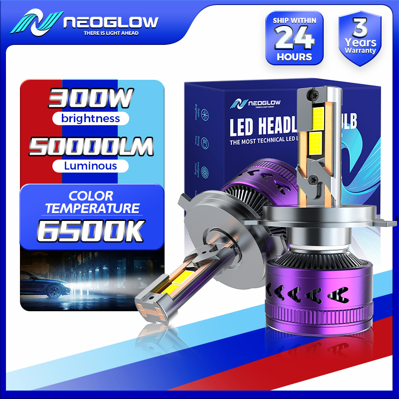Jual NeoGlow APOLLO Max 300W 50000LM LED Lampu Mobil H4/H11/9005 ...