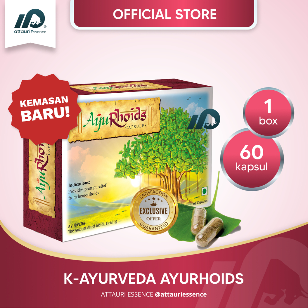 Jual K-Ayurveda AYURHOIDS Original K-Link (1 Box isi 30 & 60 Kapsul ...