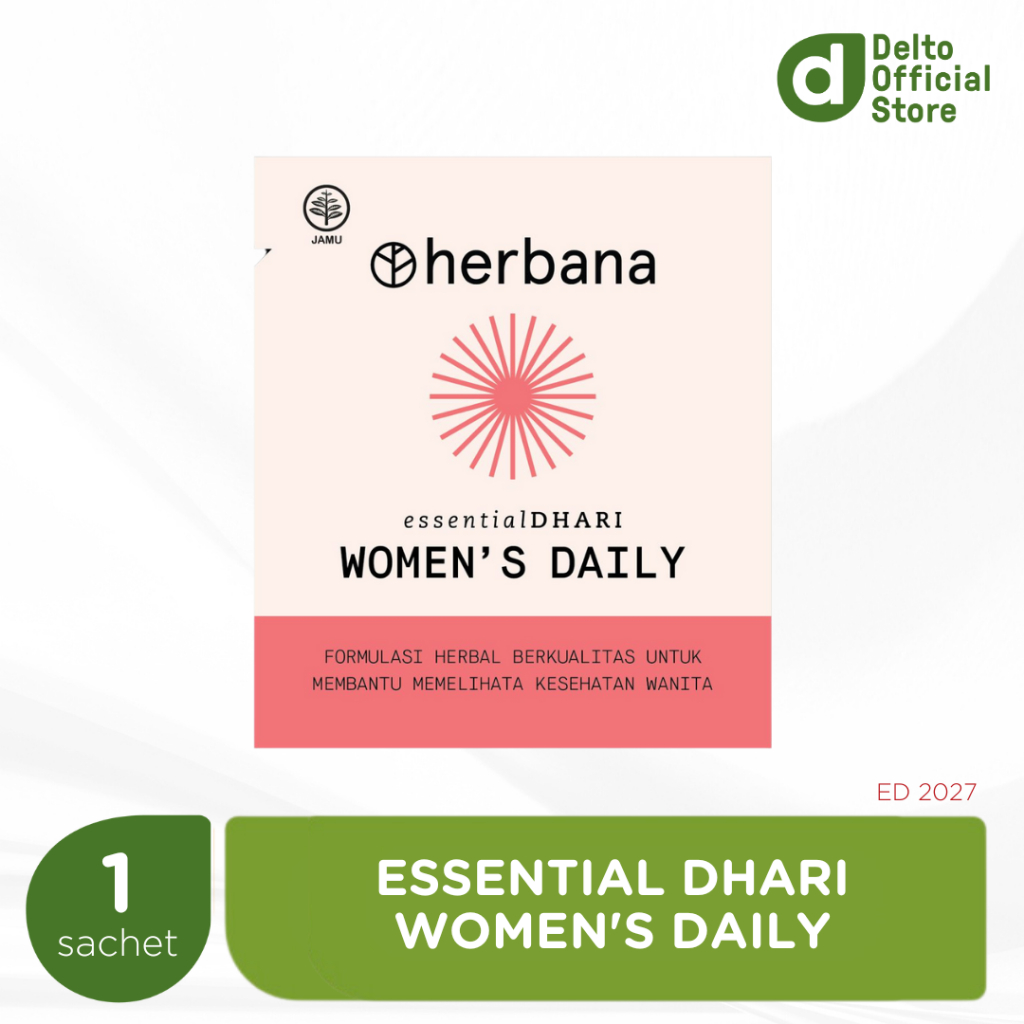 Jual [Hadiah Gratis/Not For Sale] Essential Dhari Women's Daily Sachet ...