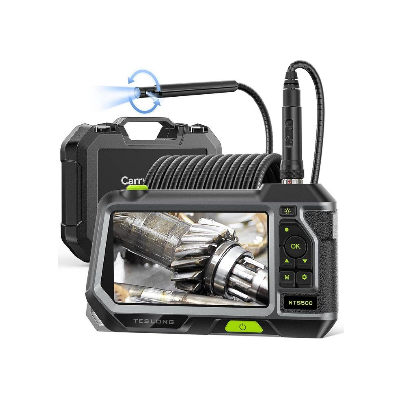 Jual Dual Lens Endoscope with 360 Degree Rotation Probe, Teslong ...