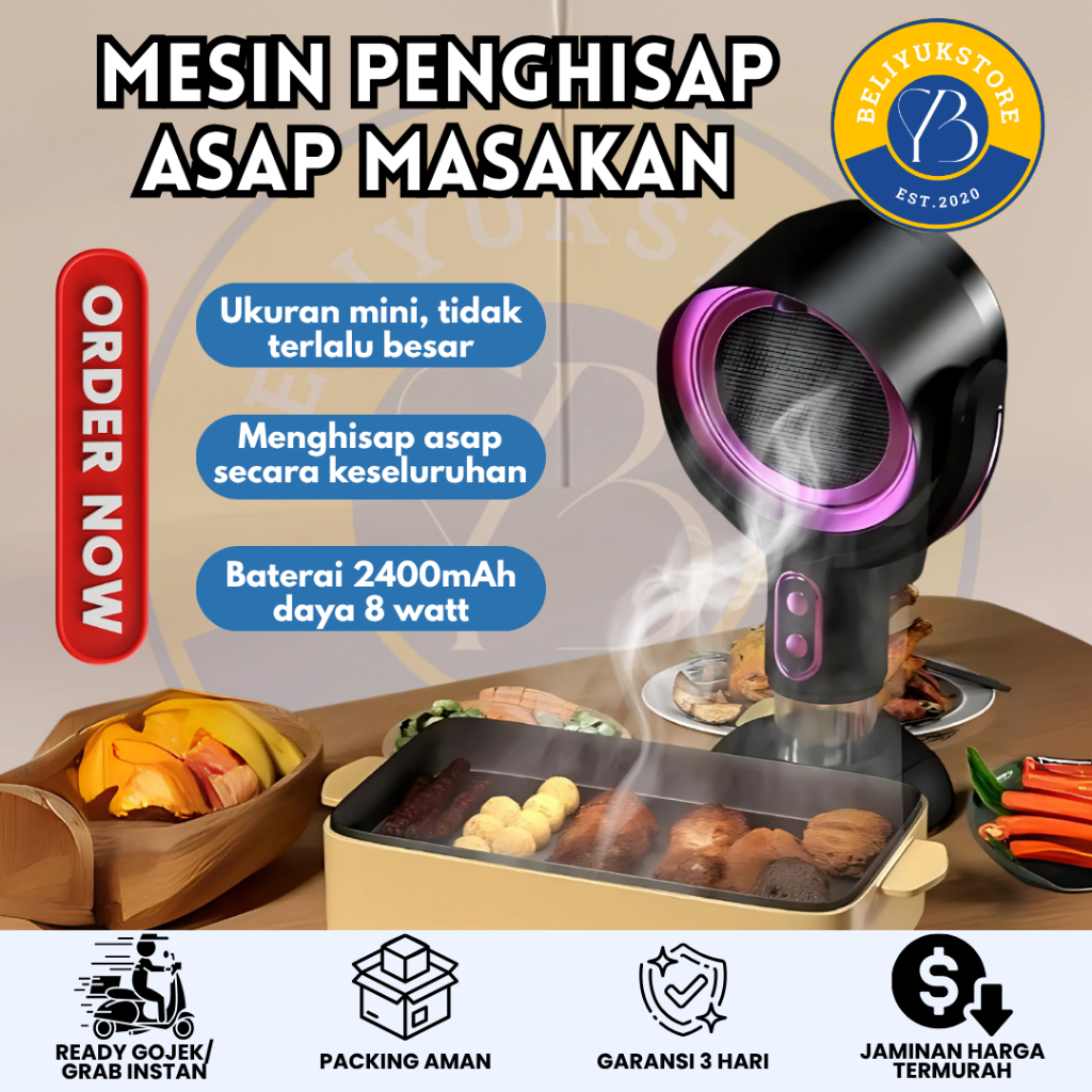 Jual Penghisap Asap Portable New/ RAnge Hood New Penghisap Bau ...