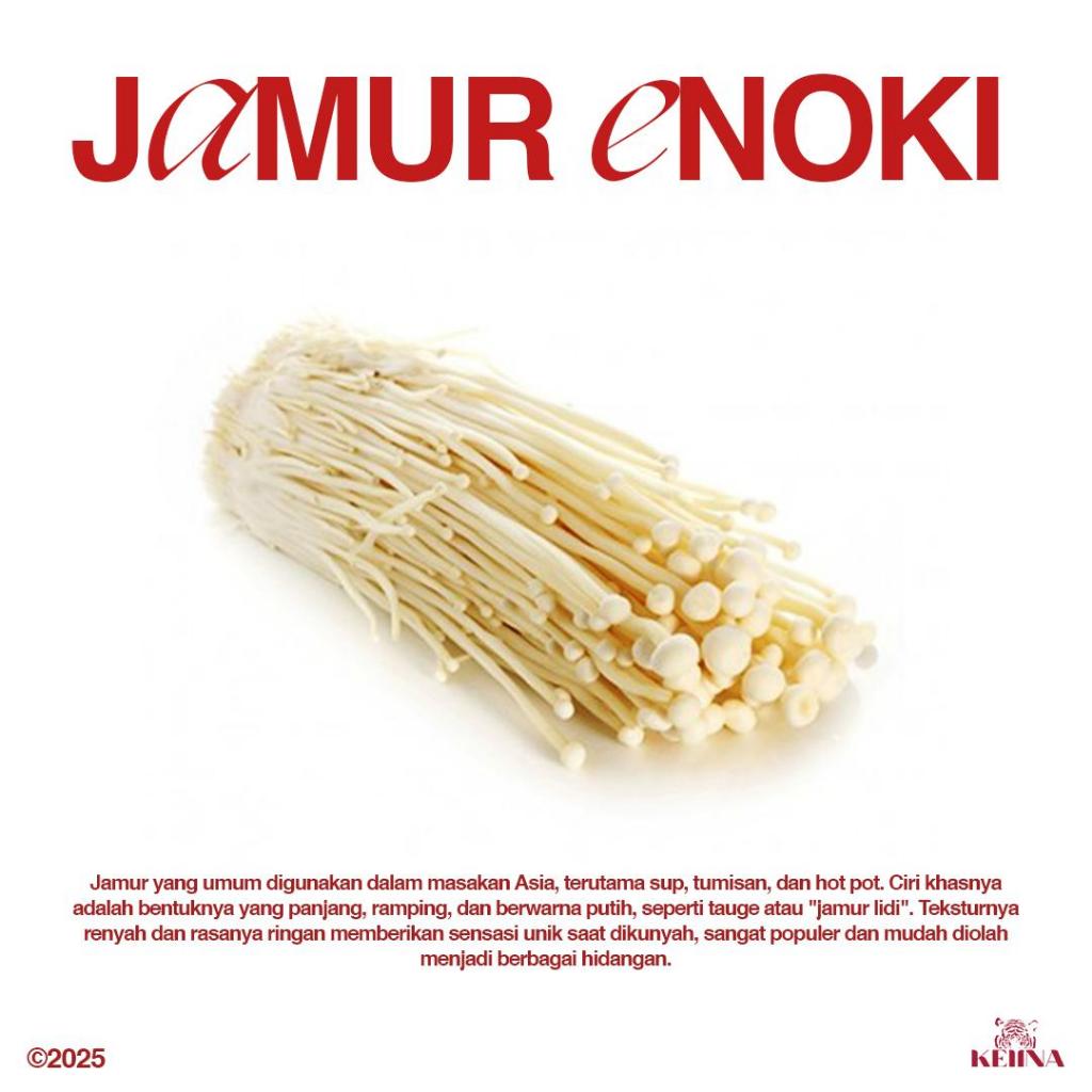 Jual Jamur Enoki Mushroom Sayur Bersih Segar Fresh Premium | Shopee ...