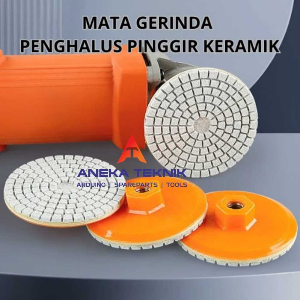 Jual Mata Gerinda Penghalus Pinggir Keramik / Diamond Polishing Pad Wet ...