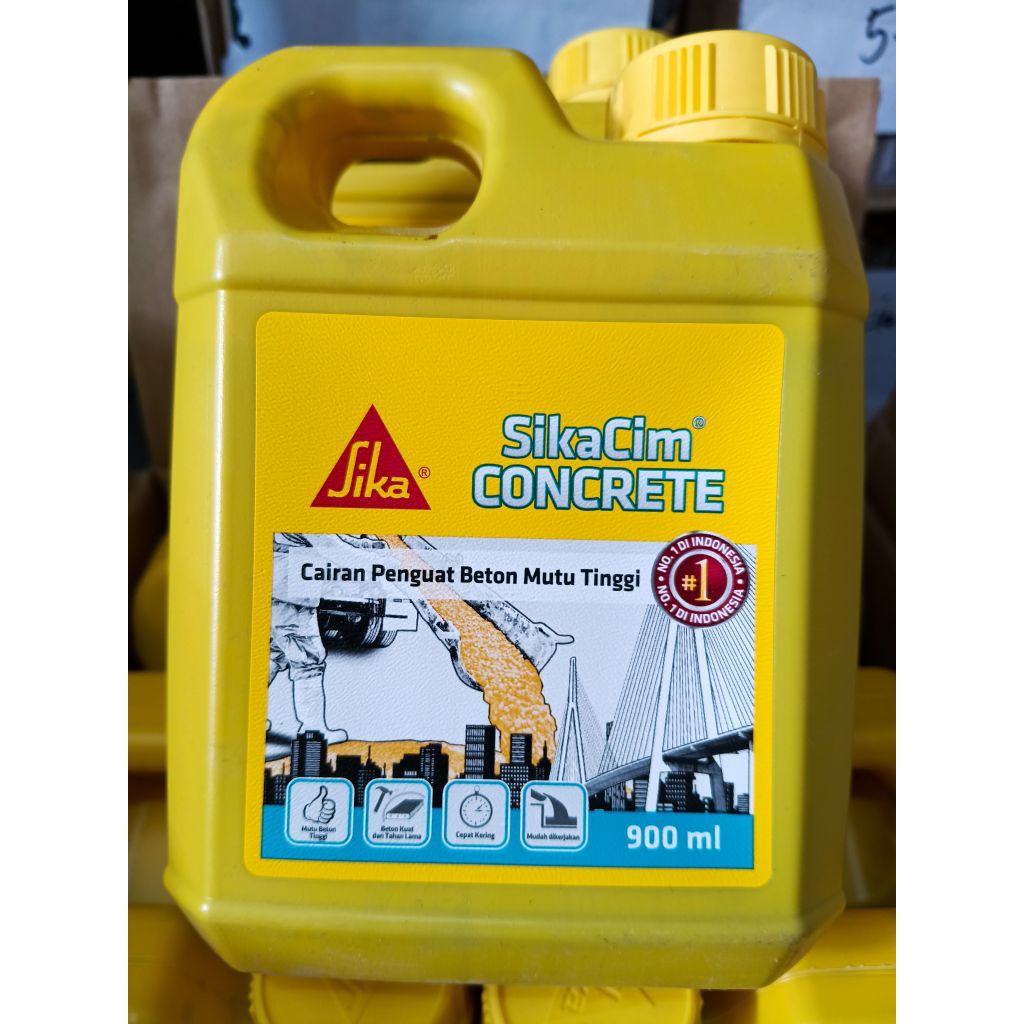 Jual SIKA CIM CONCRETE ADDITIVE 900 ml - Pengeras Beton Semen Obat Cor ...