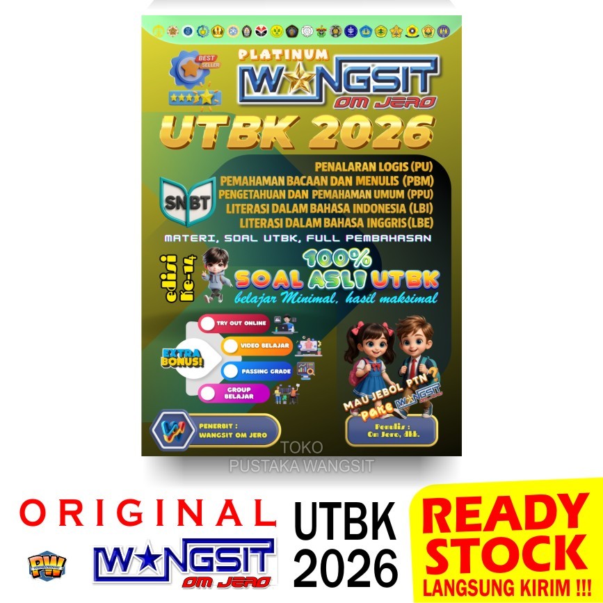 Jual Buku Wangsit Om Jero UTBK SNBT 2026 - PENALARAN LOGIS PBM PPU LBI ...