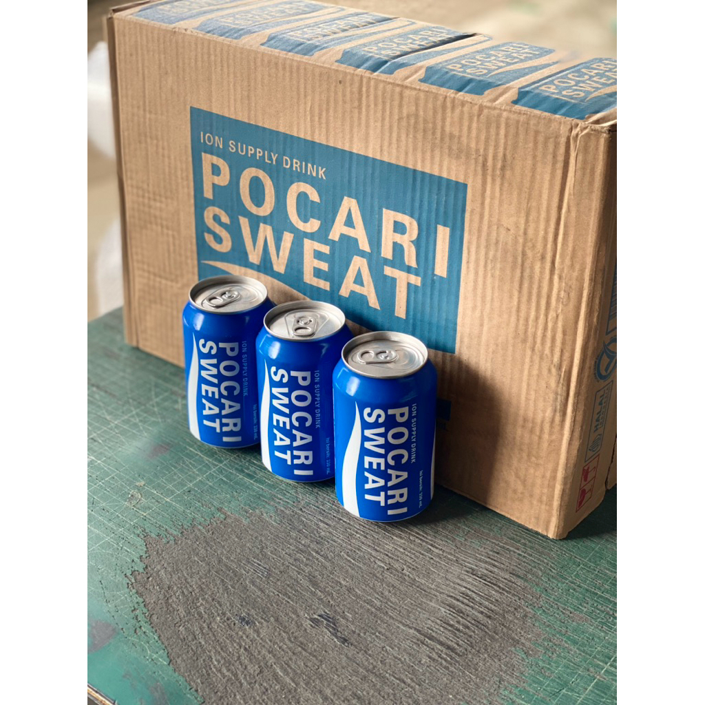Jual MINUMAN ISOTONIK POCARI SWEAT KALENG 330ml kemasan karton isi 24 ...