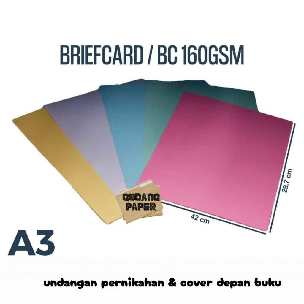 Jual Kertas BC A3 160 gsm isi 500 lembar / Kertas Brief Card A3 | Shopee Indonesia