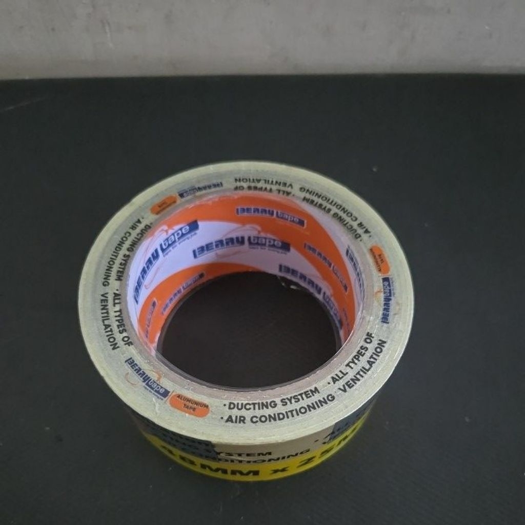 Jual Berry Isolasi Aluminium Foil 48mm x 25mtr Berry / Lakban Almunium ...