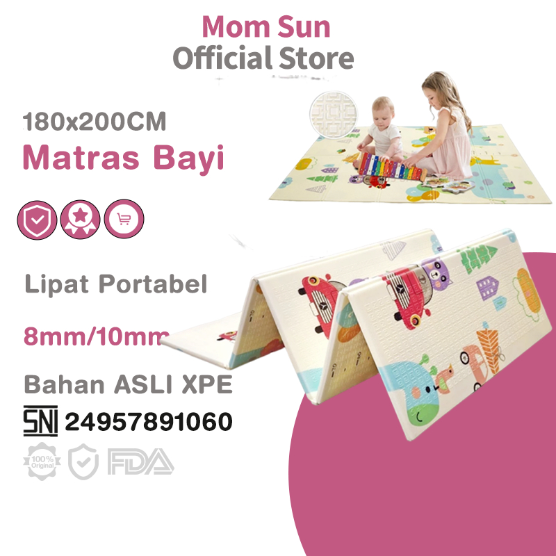 Jual Momsun SNI Playmat Bayi Karpet Lipat Playmate Matras Bayi ...