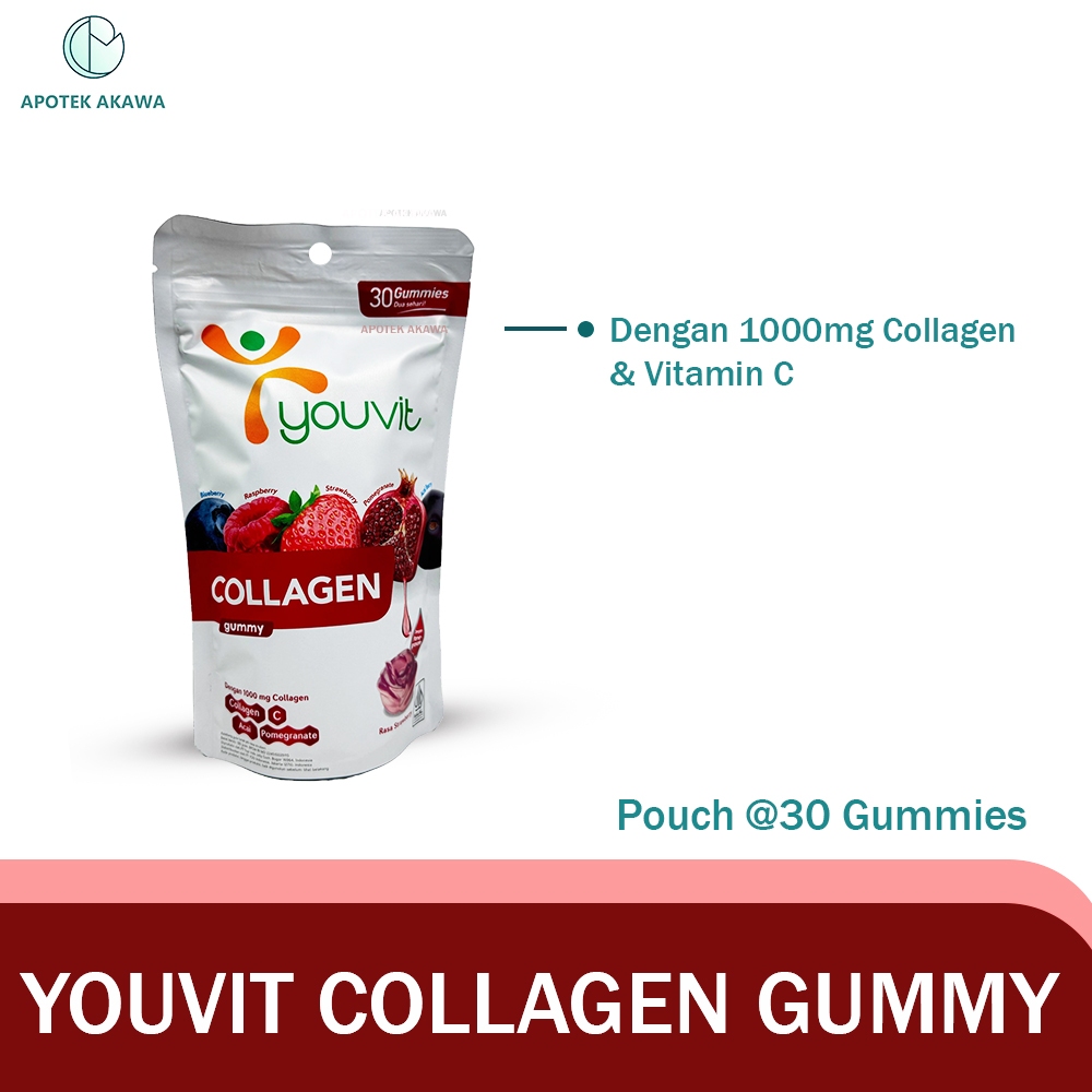 Jual YOUVIT COLLAGEN GUMMY 15 HARI @30 GUMMY / COLLAGEN, VITAMIN C ...