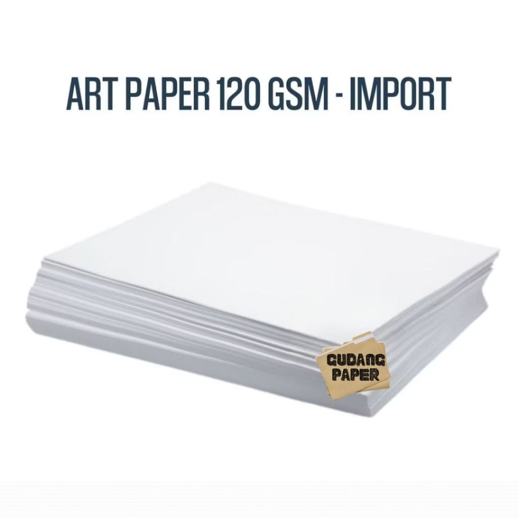 Jual Kertas Art Paper A4 120 gsm isi 100 lembar / Kertas Art Paper 120 ...