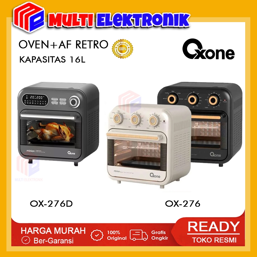 Jual OXONE OX276 / OX276D Oven Air Fryer Kapasitas 16 Liter | Shopee Indonesia