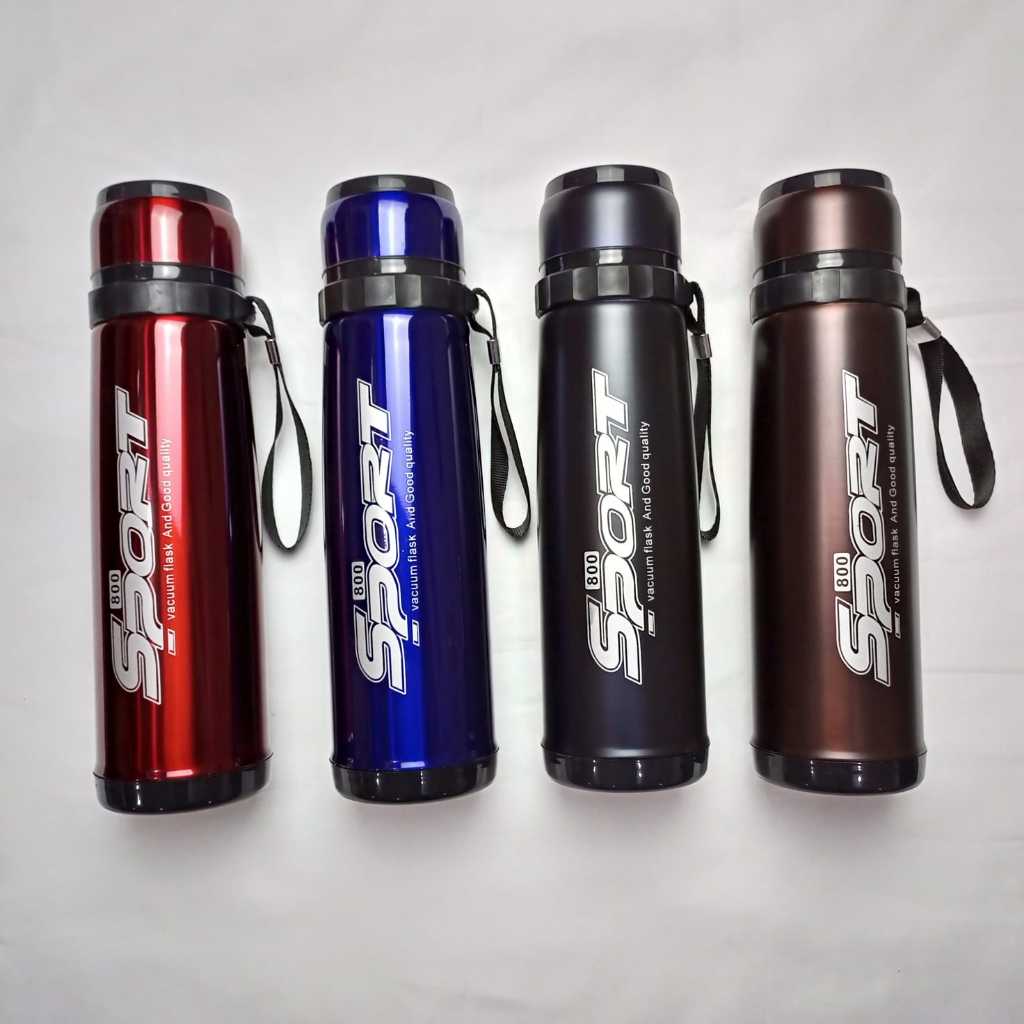 Jual Botol minum water bottle 800 ml termos air 800 ml stainlees tahan ...
