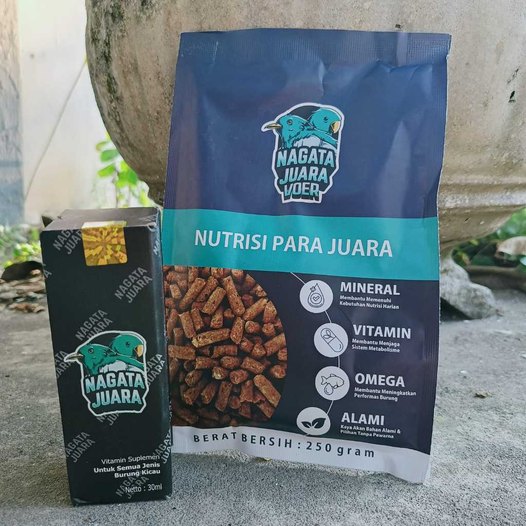 Jual PAKET VOER NAGATA JUARA DAN VITAMIN NAGATA JUARA UNTUK MURAI ...