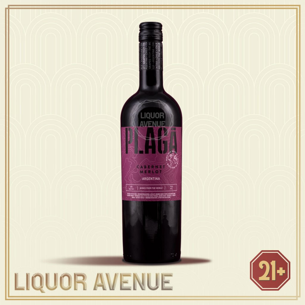 Jual PLAGA Cabernet Merlot Red Wine 750ml | Shopee Indonesia