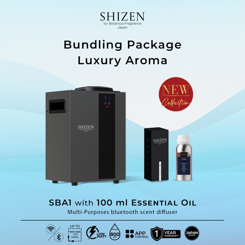 Jual Bundling Scenting Machine Shizen SBA1 & Essential Oil Luxury Aroma ...