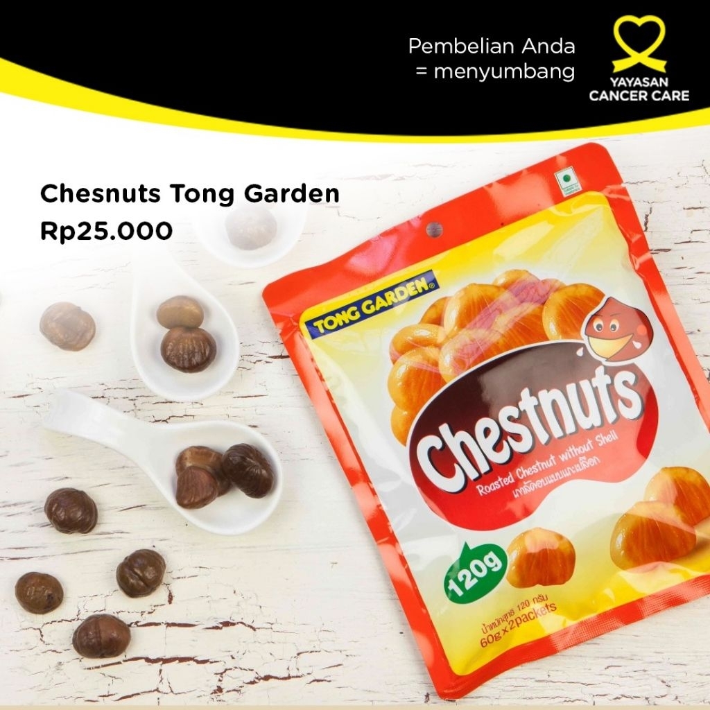Jual Tong Garden Kacang Kastanye Chestnut Cancer Care Charity | Shopee ...