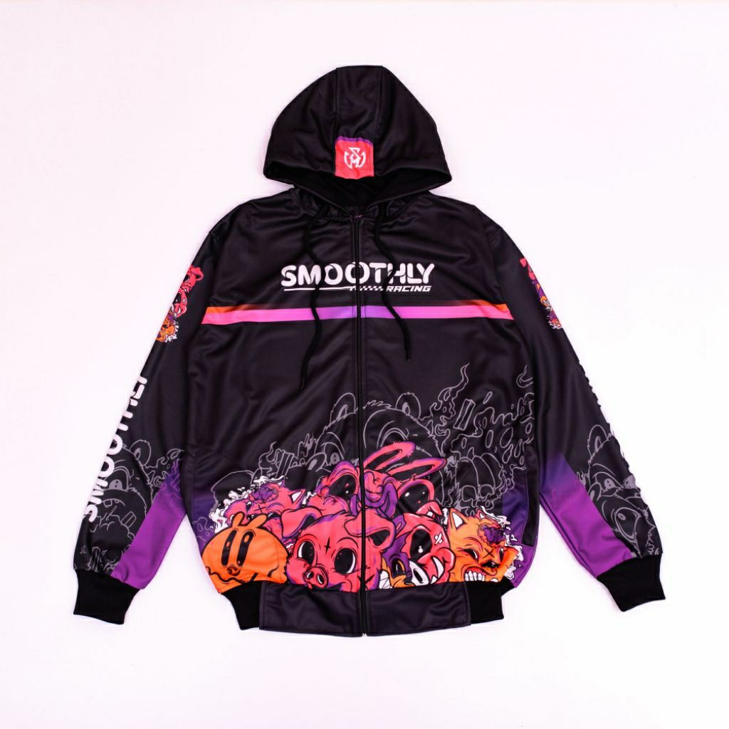 Jual Jaket racing jaket Sunmory jaket balap Unisex fullprinting ...