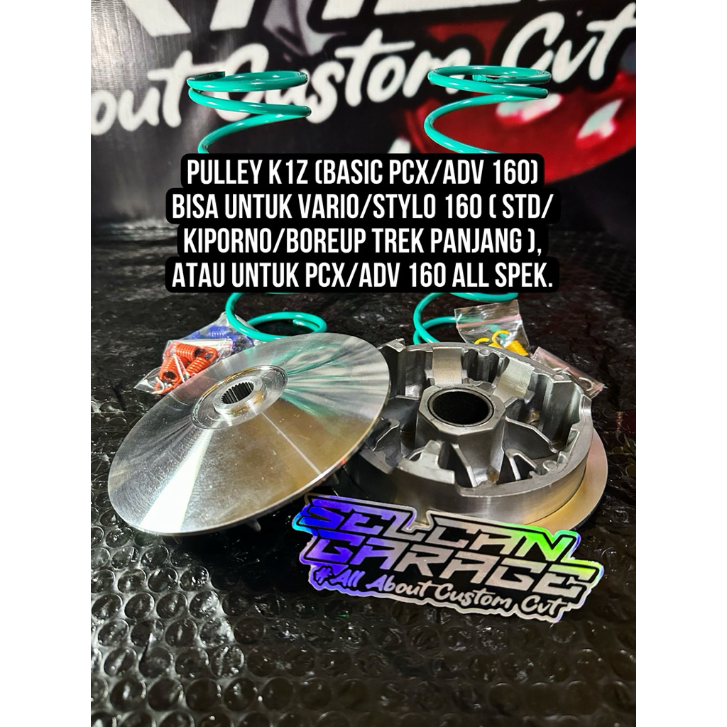 Jual Pulley Pully V3 VARIO PCX ADV STYLO 160 K1Z K2SA CUSTOM BUBUT ...