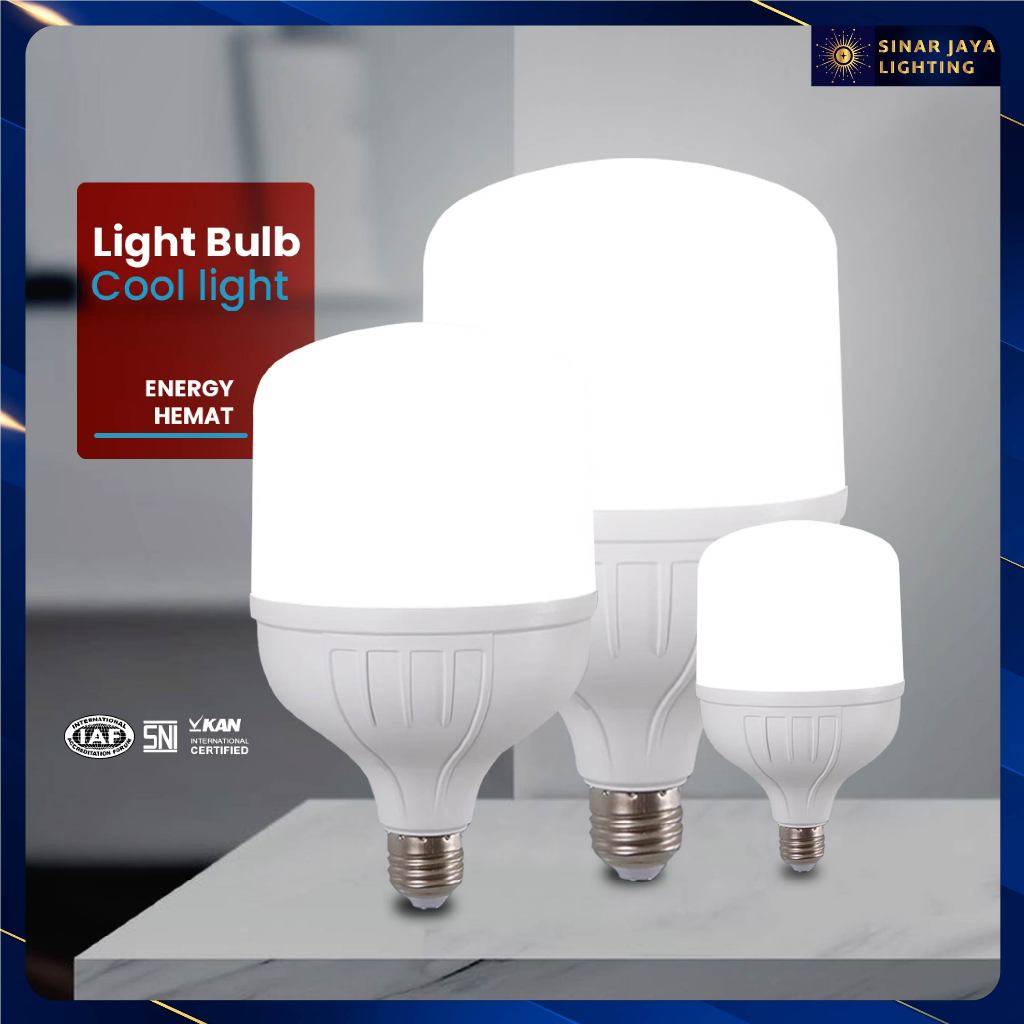 Jual Lampu LED Jumbo 5W-50W | Bohlam LED Kapsul Hemat Energi E27 ...