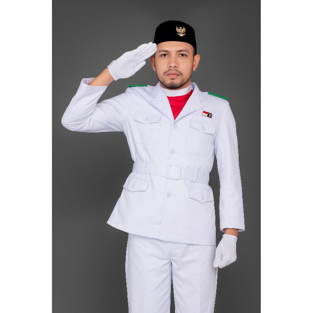 Jual Atasan baju pdu paskibra pria / baju pdu paskibra pria / jas pdu ...