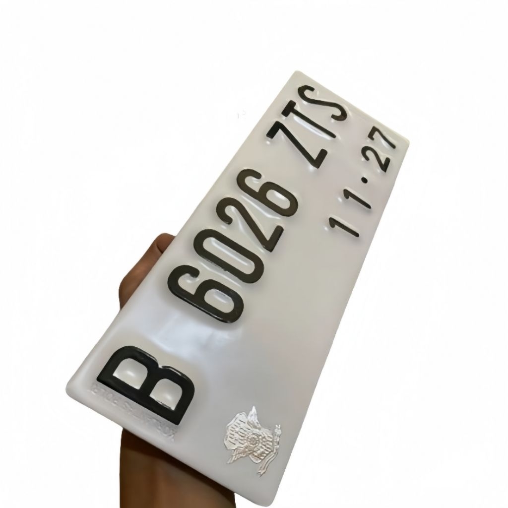 Jual Plat Motor Baut Tanam | Logo Korlantas Timbul | Plat Kendaraan ...