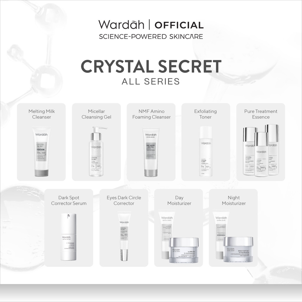 Jual PAKET WARDAH Crystal Secret Series Lengkap - Milk Cleanser ...