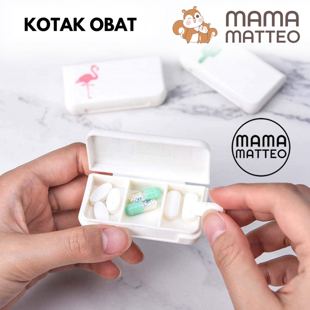 Jual Kotak Obat Travel / Wadah Vitamin Pil Kapsul Portable Mini ...